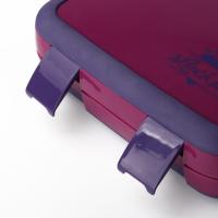 China Eco Friendly 4-Compartment Food Storage Container for Kids 1160ml Purple for sale