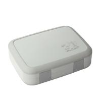China Eco Friendly Sustainable Dishwasher Safe Plastic Bento Lunch Box With Four Separate Compartments BPA Free for sale