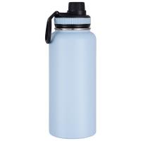 China 32 oz. 304 Stainless Steel Thermos Vacuum Insulated Double Wall Water Cup Light Blue for sale