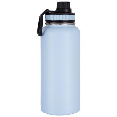 China 32 oz. 304 Stainless Steel Thermos Vacuum Insulated Double Wall Water Cup Light Blue for sale