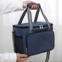 China Customizable Insulated Lunch Bags For Food Storage Leak Proof 15L Blue for sale