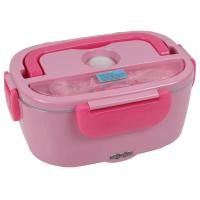 China Portable Heated Electric Lunch Box 1.5L 60W Stainless Steel Electric Lunch Warmer for sale