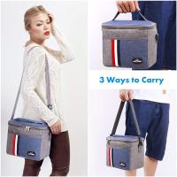 China 8000ML Thermal Cooler Lunch Bag With Insulated Oxford Cloth Interior for sale