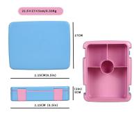 China 4-Compartment Food Storage Container Reusable And Long-lasting for sale