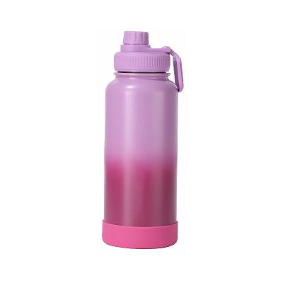 China 32oz Reusable Vacuum Insulated Thermos Heat Transfer Printing Stainless Steel Water Cup for sale