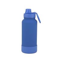 China 32 Oz Double Walled Spill Proof Coffee Thermos Cup 304 Stainless Steel Blue for sale