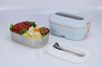 China Leakproof Stainless Steel Electric Heated Lunch Box for Office / Home / Travel for sale