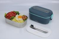 China Portable Leakproof Electric Lunch Boxes For Home / School / Outdoors 80W 304 Stainless Steel 1.5L for sale