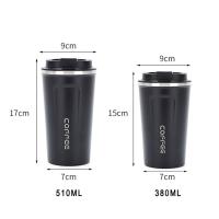 China Vacuum Insulated Stainless Steel Coffee Mug With Spill Proof Lid 510ml for sale