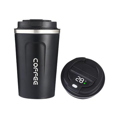 China Reusable Smart Stainless Steel Electric Hot Water Cup for Cold and Hot Coffee Tea Drinks for sale