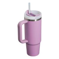 China 304 Stainless Steel Thermos Cup for Keep Warm And Cool Function in Portable Water Cup Dark Pink for sale