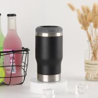 China 14oz Stainless Steel Beer Mug with Bottle Ppener Outdoor Car Mug Black for sale