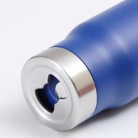 China Outdoor Portable Stainless Steel Double Cover Beer Cup Cold Ice Car Cup Blue for sale
