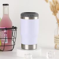 China Reusable Portable Water Cup with Keep Cool Function BPA Free Material White for sale