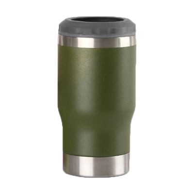 China Reusable Portable Water Cup 14oz Capacity 15.2*8.2*7cm Suitable for Hot and Cold Drinks Army Green for sale