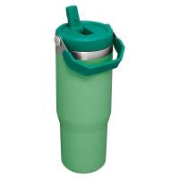China Double Wall Vacuum Insulated Car Cup 40oz Portable Water Cup Green for sale