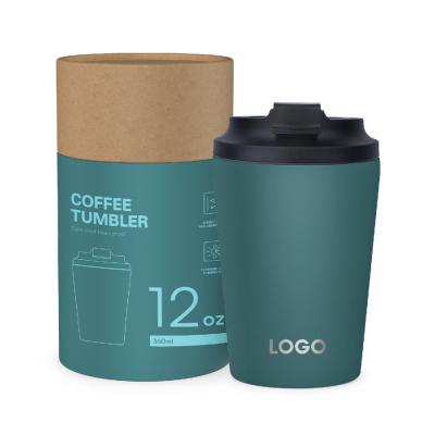 China 304 Stainless Steel Vacuum Insulated Car Thermos Water Cup 12oz for sale