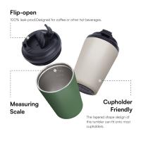 China Double Wall Insulated Stainless Steel Water Cup With Spill Proof Lid for sale