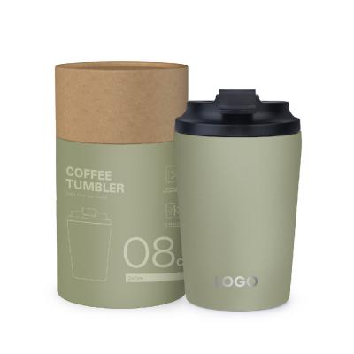 China 8oz/12oz Portable Reusable Vacuum Insulated Spill Proof Thermos Car Cup for sale