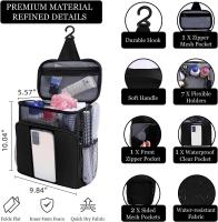 China Black And Pink Thermal Insulated Rectangular Toiletry Travel Organizer For Food for sale