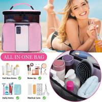 China Custom Logo Insulated Waterproof Toiletry Storage Lunch Cooler Bag for sale