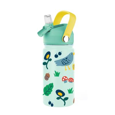 China 12oz 350ml Double Wall Leakproof Reusable Insulated Water Bottle For Coffee Tea for sale