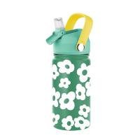 China 12Oz 350ML Double Walled Vacuum Insulated Water Bottle With Easy Grip Loop for sale