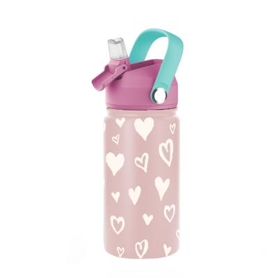 China Reusable 12oz Double Wall Vacuum Insulated Stainless Steel Water Bottle for sale