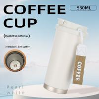 China 316 Stainless Steel PP Material Type Free BPA Free Portable Water Cup For Outdoor Activities for sale