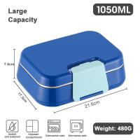 China Food Container Storage and Transport Stainless Steel Lunch Box 1050ML with Leak Proof Feature for sale