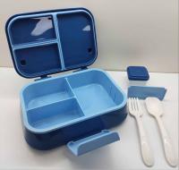 China 21.5*14*5*7.6cm Plastic Bento Lunch Box with Airtight Features and Performance Leak-Proof for sale