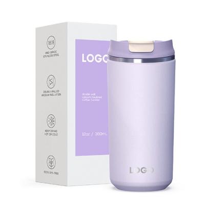 China 350ml/480ml Hot Water Cup Electric Travel BPA Free Leak Proof Custom Stainless Steel Vacuum Insulated Reusable Coffee Mug for sale