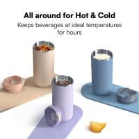 China 350ml/480ml Hot Water Cup Electric Travel BPA Free Leak Proof Custom Stainless Steel Vacuum Insulated Reusable Coffee Mug for sale