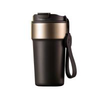 China Custom Portable Water Cup Hand Wash Only Leak Proof Custom Isolierte Kaffeetasse Travel Thermal Edelstahl Vakuum Wieder Verwendbare Kaffeetasse for sale
