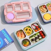 China Leak Proof Metal Lunchbox Sustainable Food Container 1400ml 50ml Capacity for sale