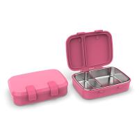 China Hot And Cold Foods 800ml Metal Lunchbox Leak-Proof Metal Bento Lunch Box for sale