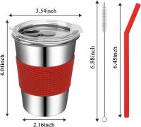 China Stainless Steel Children Smoothie Drinking Sippy Cups Electric Hot Water Cup with Break Resistant Feature for sale