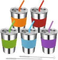 China Stainless Steel Children Smoothie Drinking Sippy Cups Electric Hot Water Cup with Break Resistant Feature for sale