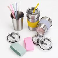 China Stainless Steel Children Smoothie Drinking Sippy Cups Portable Water Cup Product Care Instructions Hand Wash Only for sale