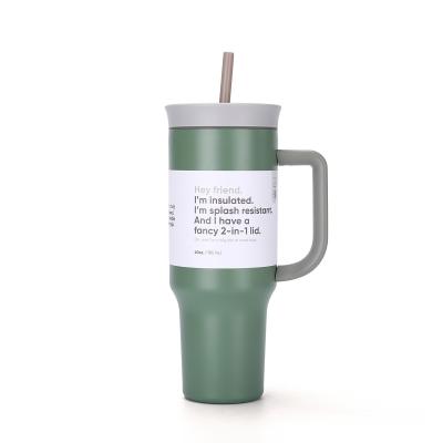 China 40oz Capacity Portable Water Cup Hand Wash Only Break Resistant Ideal for Sports and Outdoor Activities for sale