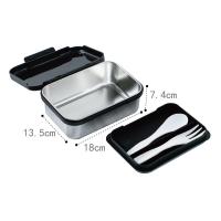 China Leak Proof Food Container Feature in 1 Compartments Metal Lunchbox for Convenient for sale