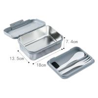 China Insulated Stainless Steel Lunch Box Sustainable and Easy to Clean for Food Storage for sale