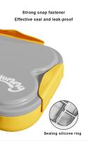 China PP Material Airtight Plastic Bento Lunch Box for School Durable and Practical for sale