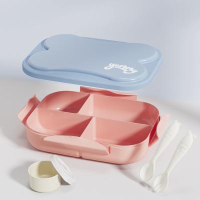 China Leakproof Design Plastic Bento Lunch Box for School 800-1000ml Capacity Durable and Safe for sale