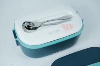 China EU Plug Electric Lunch Box Food Heater, 80W Portable Food Warmer Lunch Box for Car & Home, Leak Proof, Lunch Heating Microwave with 304 Stainless Steel Container 1.5L for sale