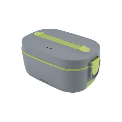 China Electric Lunch Box for Adults 80W Fast Heated Lunch Box for Men with Dual 1.5L Stainless Steel Container for sale