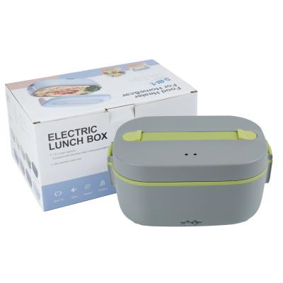 China 80W Warmer Lunch Box Food Heater 2 Compartments Electric Lunch Box For Adults Car Truck Work Travel for sale