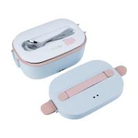 China Custom Electric Food Warmer Lunch Box 2 Compartments Electric Lunch Box For Work Travel for sale