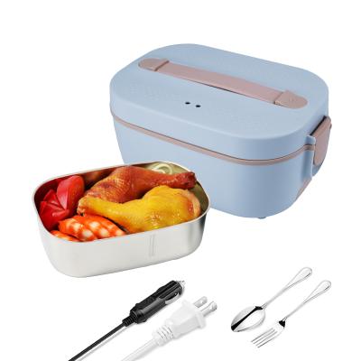 China Electric Lunch Box 220V/12V/24V 80W Fast Heating Leak-Proof Stainless Steel | For Office & Car Use for sale