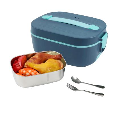 China Electric Lunch Box for Adults, 1.5L Portable Food Warmer 80W Fast Heating, Leak-Proof for Car, Truck, Office & Home Use for sale
